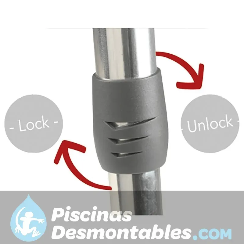 Mesa pequeña rectangular con patas telescópicas